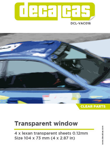 Decalcas VAC016 Transparent Window (4 pcs)