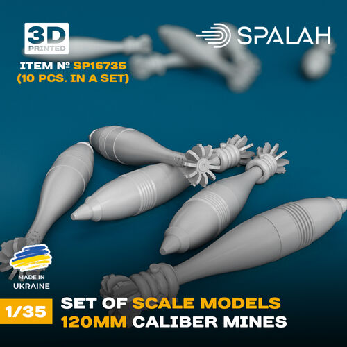 Spalah 16735 120mm Caliber Mines (10pcs)