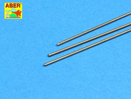 Aber BR11 Brass Round Rods Ø 1,1mm x 245mm (3pcs)