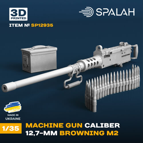 Spalah 12935 Machine Gun Caliber 12,7mm Browning M2