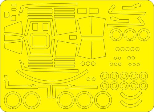 New Ware AM0241 F-104 Starfighter (C, G, J, S) ADVANCED kabuki masks for Hasegawa