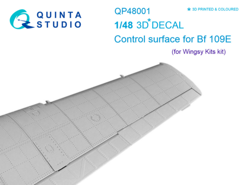 Quinta Studio QP48001 Control surface Bf 109E