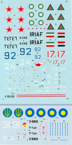 Hi-Decal Line 72013 Su-24 M/ MR Fencer D/ E