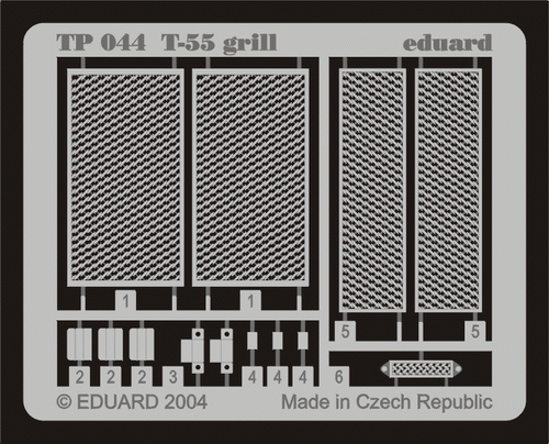 Eduard TP044 T-55 grill TAMIYA 35257