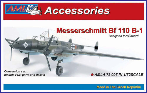 AML A72097 Messerschmitt Bf-110B-1 - Conversion Set (designed to be used with Eduard kits)