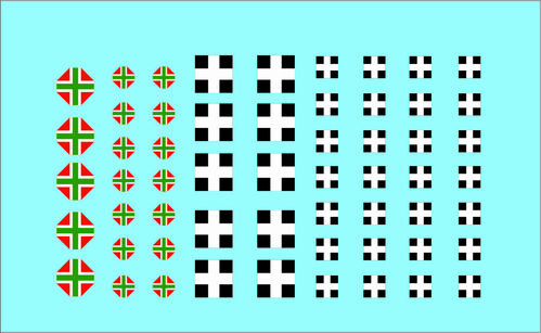 Black Lion Decals 72510 Hungarian Crosses