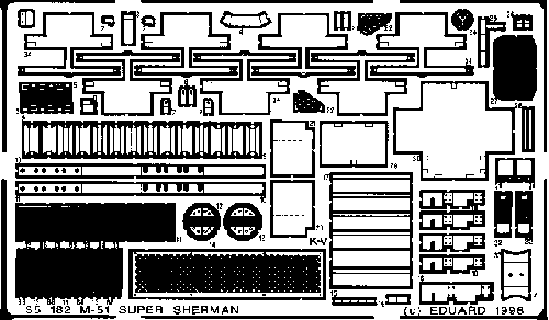 Eduard 35182 M-51 Super Sherman ACADEMY