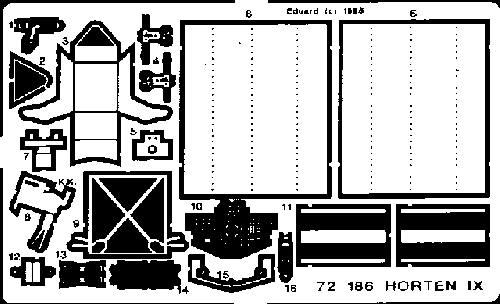 Eduard 72186 Go 229 Horten REVELL