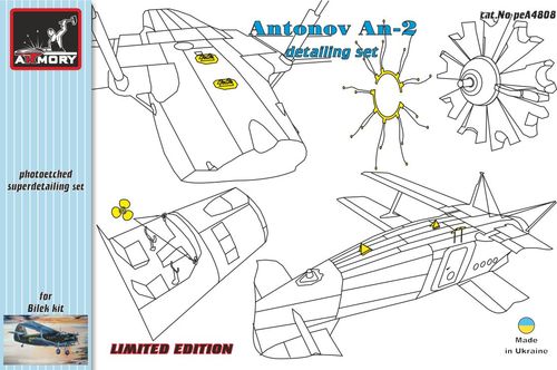 Armory Models Group peA4808 Antonov An-2 detailing set