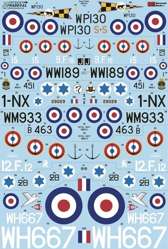 Xtradecal 72278 Suez Crisis 1956 (8 schemes)