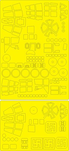 New Ware AM0726 He 111H-20 EXPERT kabuki masks for ICM