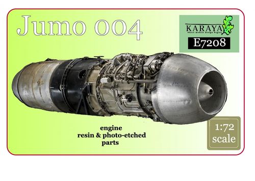 KARAYA E7208 Jumo 004 jet engine – resin + PE