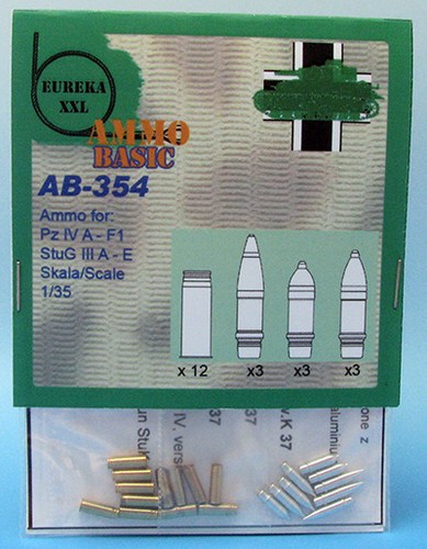 Eureka XXL AB-354 Ammo for : Pz IV A-F1, StuG III A-E