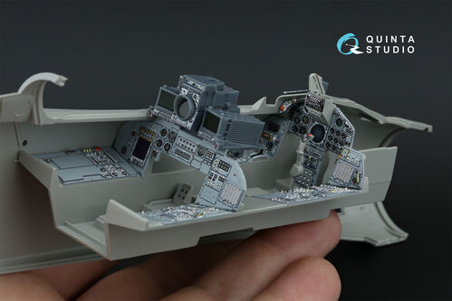 Quinta Studio QD+32229 PANAVIA Tornado IDS German Version - Interior 3D Decal with 3D-Printed Resin Parts (for Italeri kits)