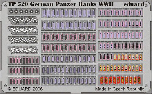 Eduard TP520 German Panzer Ranks WWII