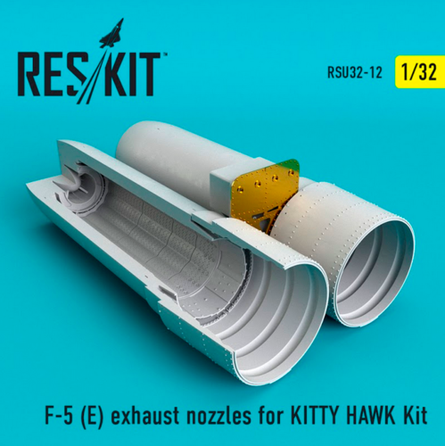 RES/KIT U32-0012 F-5 E exhaust nozzles for KITTY HAWK Kit