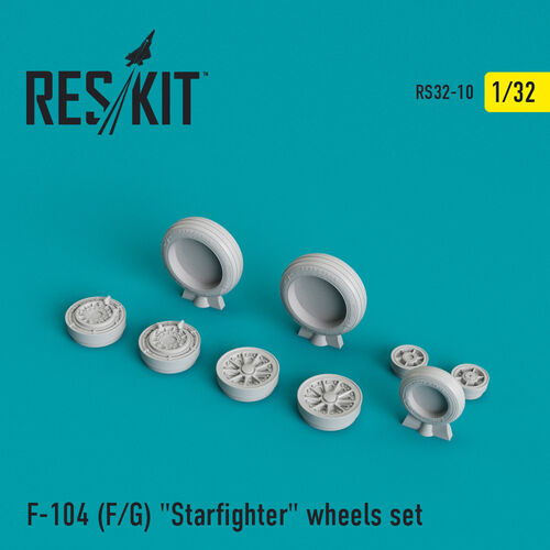 DISCONTINUED RES/KIT 32-0010 F-104 (F/G) "Starfighter" wheels set