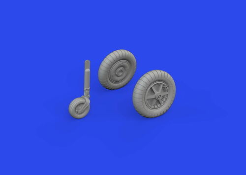 Eduard 672316 Bf 109F wheels PRINT EDUARD