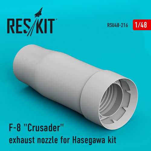 RES/KIT U48-0216 F-8 "Crusader" exhaust nozzle for Hasegawa kit