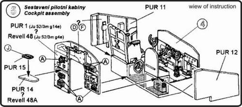 CMK K4043 Ju-52/3m interior REV/MON
