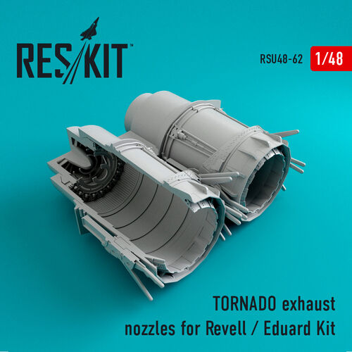 RES/KIT U48-0062 TORNADO exhaust nozzles for Revell / Eduard Kit