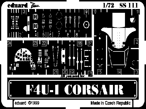 Eduard SS111 F4U-1 Academy