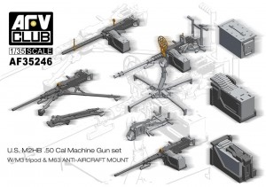 AFV Club 35246 US M2HB .50cal Machine Gun set