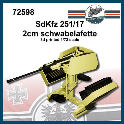 FC ModelTrend 72598 SdKfz 251/17 2cm Schwebelafette Conversion Set