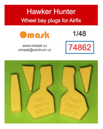 Omask 74862 Hawker Hunter Wheel Bay Plugs (For Airfix)