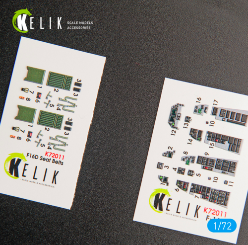 KELIK K72011 F-16D Fighting Falcon interior