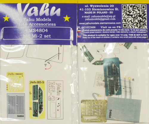 Yahu Models S4804 Mil Mi-2 set (Aeroplast)