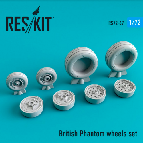 DISCONTINUED RES/KIT 72-0067 British Phantom wheels set