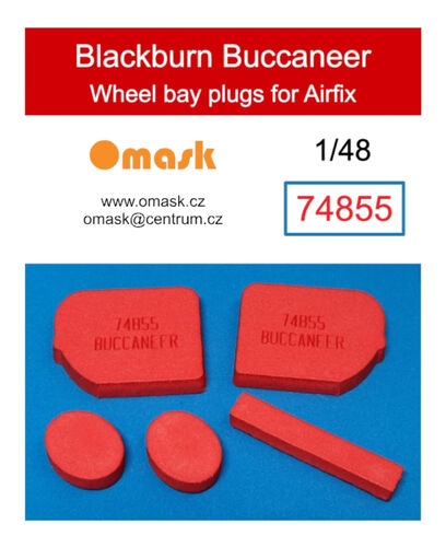 Omask 74855 Blackburn Buccaneer Wheel Bay Plugs (For Airfix)