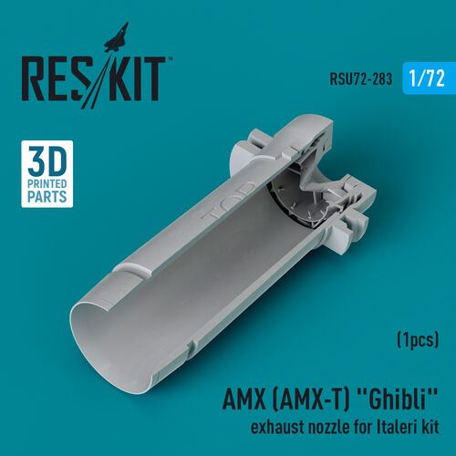 RES/KIT U72-0283 AMX (AMX-T) 'Ghibli' Exhaust Nozzle For Italeri Kit (3D Printed)