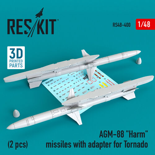 RES/KIT 48-0400 AGM-88 "Harm" missiles with adapter for Tornado 2 pcs