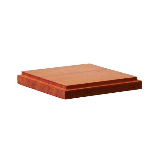 Mr.Hobby DB-001 Wooden Base Square S 70x70x10mm