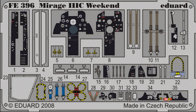 Eduard FE396 Mirage IIIC Weekend EDUARD