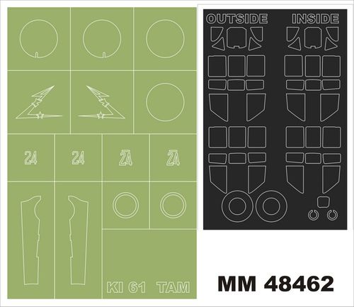 Montex MM48462 Ki-61 HIEN TAMIYA 61115