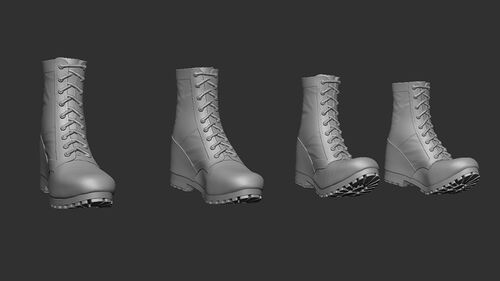 Firma49 F031-35 US Combat Boots Jungle
