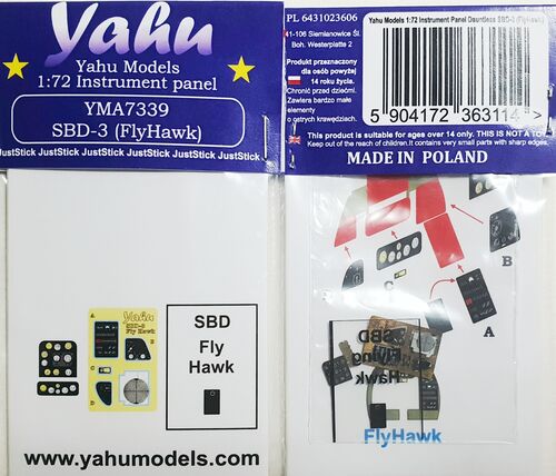 Yahu Models A7339 SBD-3 Dauntless (Fly Hawk)
