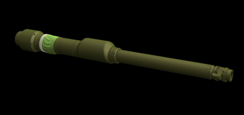 PanzerArt GB35-004 Rh-M 120 Gun barrel for Leopard 2A4 MBT