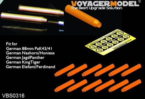 VoyagerModel.Co.Ltd VBS0316 WWII German 88mm L/ 71 Ammunition cartridge