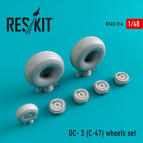 RES/KIT 48-0214 DC- 3 (C-47) wheels set