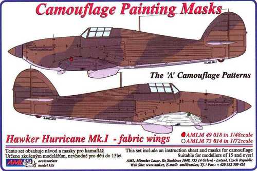 AML M49018 Maska Hawker Hurricane Mk.I