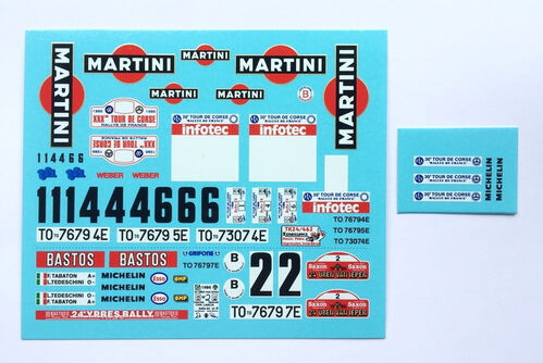 Renaissance TK24-462 Lancia Delta S4 - Tour De Corse 1986 / Ypres 1986 (for Beemax 24020 Kit)
