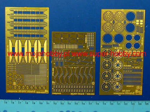 Part S35-020 Mi-24V Hind E weapons Trumpeter