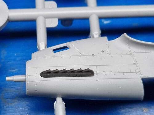 Art Scale Kit A72018 North American P-51 B/C Mustang - Exhausts Detail Set (for Arma Hobby kits)