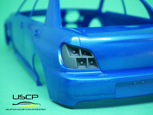 Ukrainian Scale Cars Production (USCP) 24A085 Subaru Impreza '00-'02 Taillights Buckets (Tamiya)