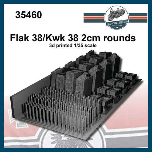 FC ModelTrend 35460 Flak 38/Kwk 38 2cm Rounds