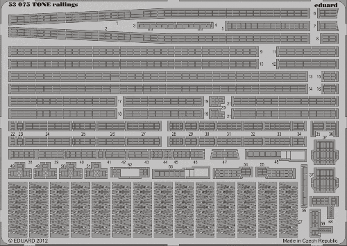 Eduard 53075 TONE railings 1/350 TAMIYA